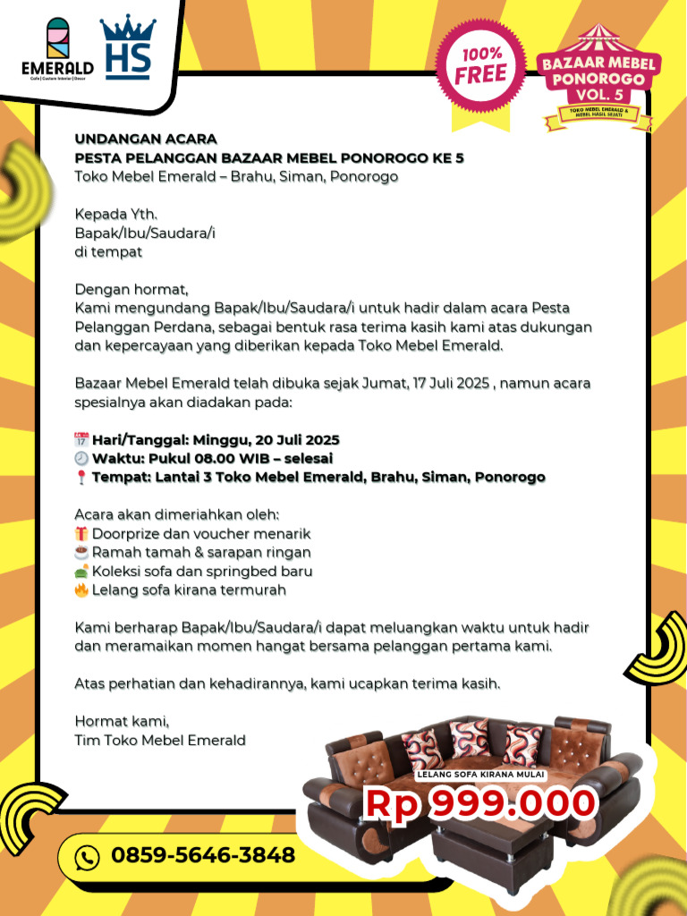 Undangan Bazzar | PDF