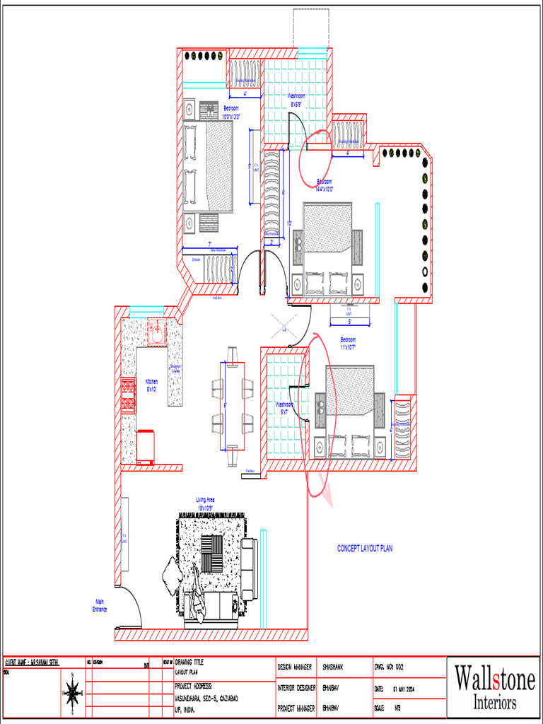 Concept Layout Plan-1-Edit | PDF | Interior Design | Furniture