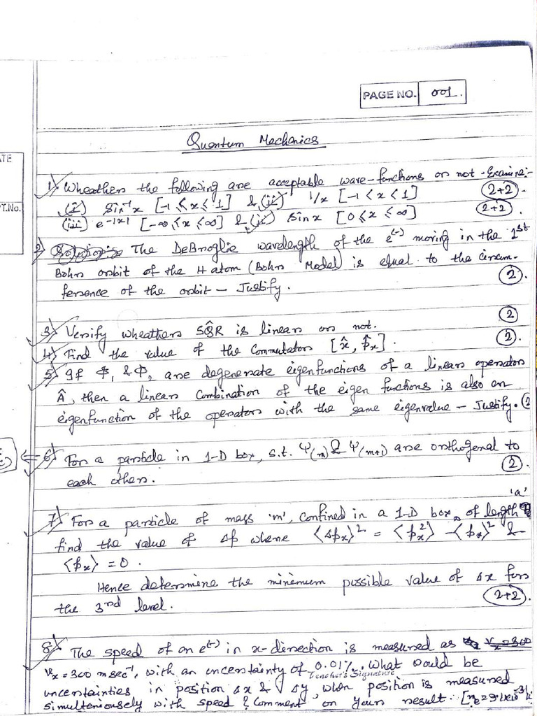 Quantum Mechanics Part-II | PDF