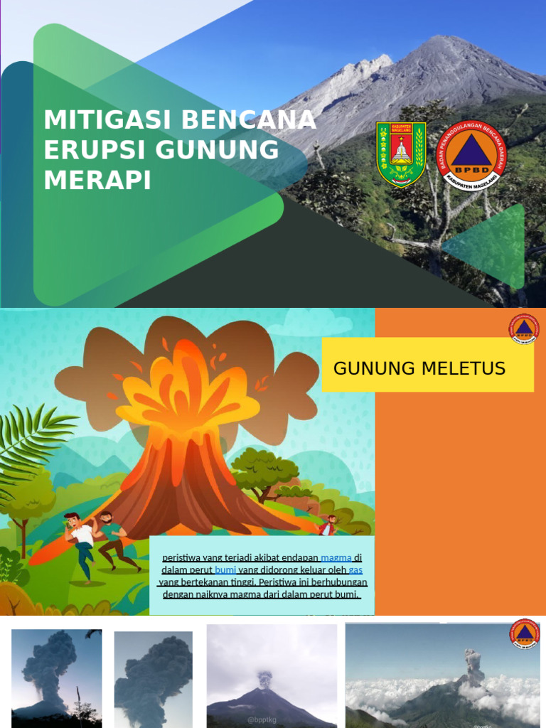 Mitigasi Erupsi G.Merapi | PDF
