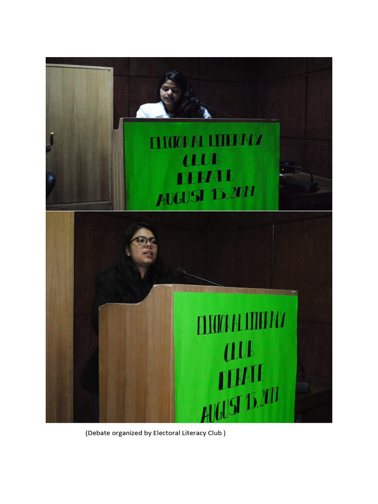 Electoral Literacy Club - Activity | PDF