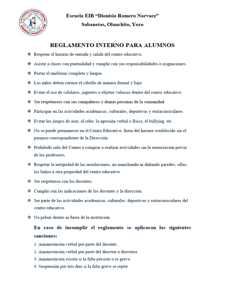 Reglamentos | PDF