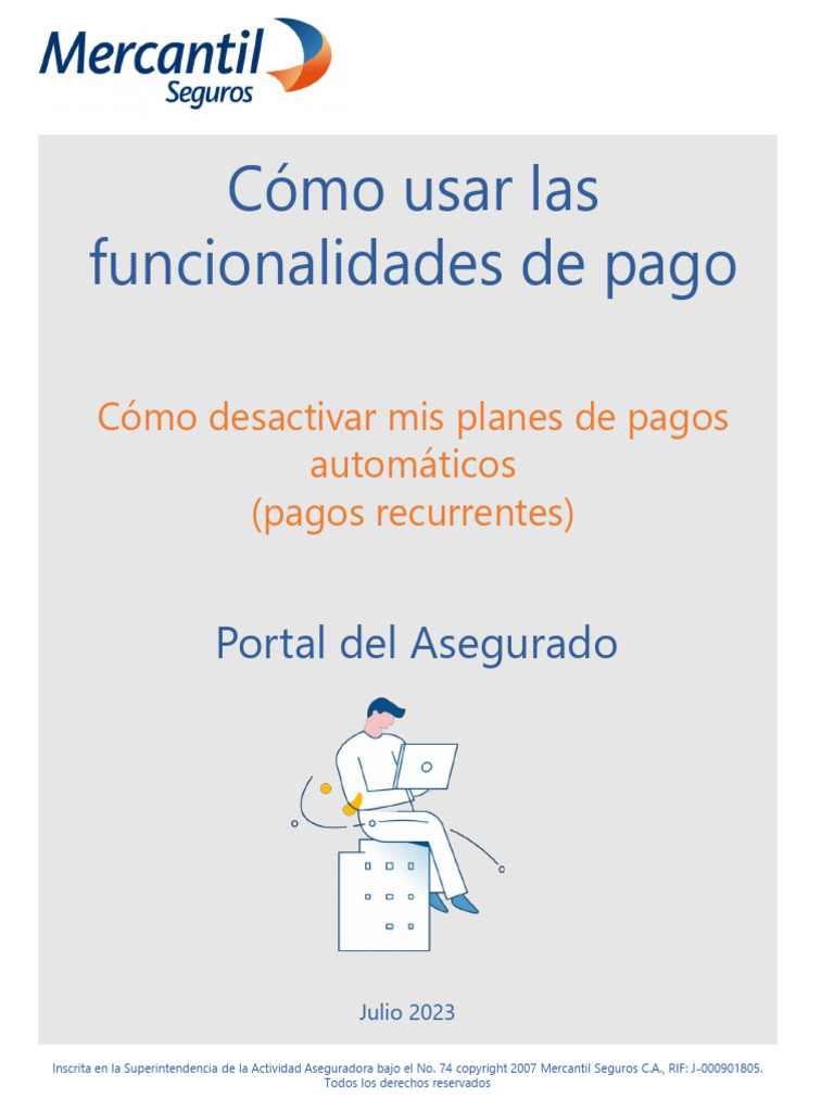 Aseg-Como Desactivar Planes Pagos Automaticos Julio 2023 | PDF | Software | Informática