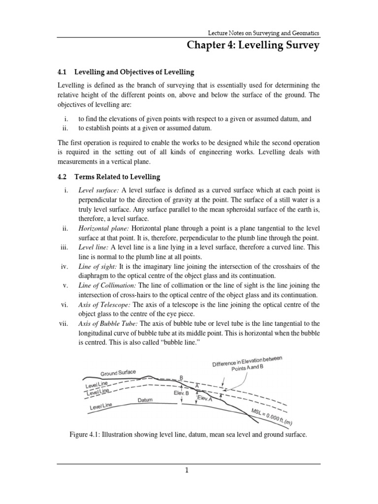 Parts of a Dumpy Level Explained | PDF | Surveying | Optics