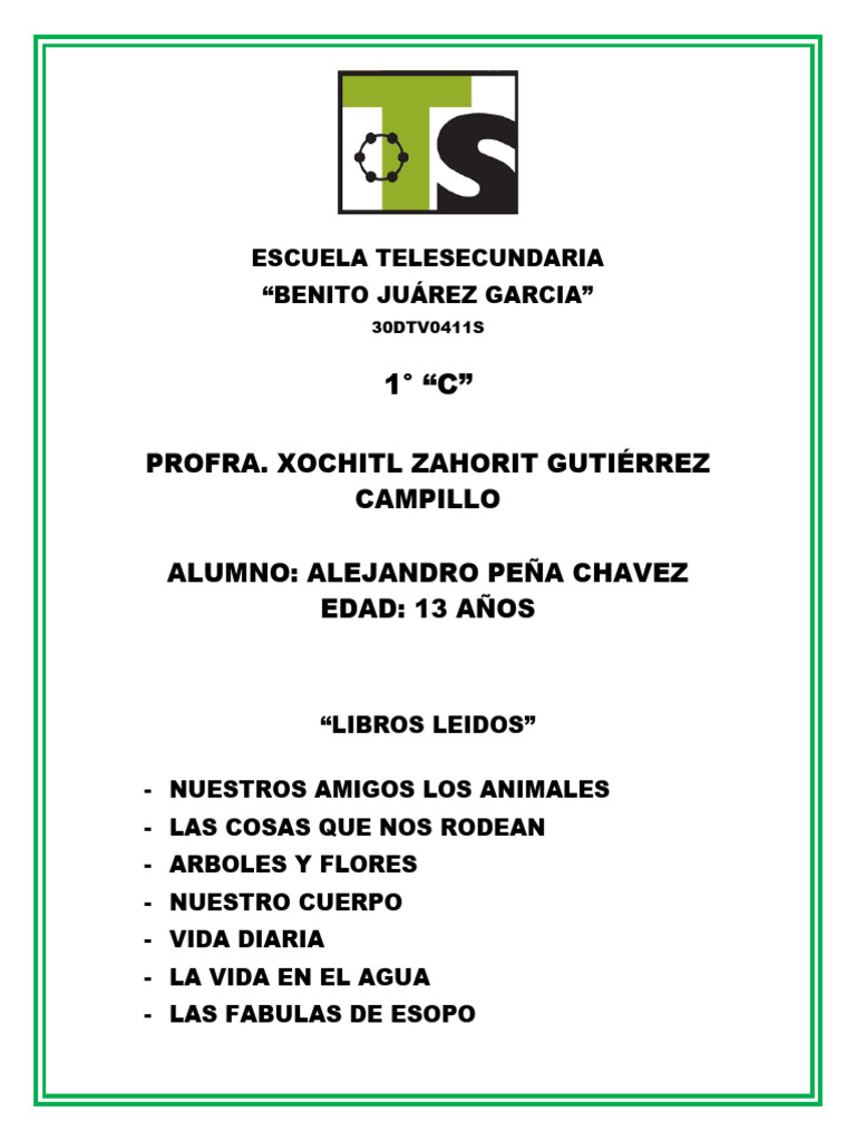 Hoja de Presentacion Alex - 075945 | PDF