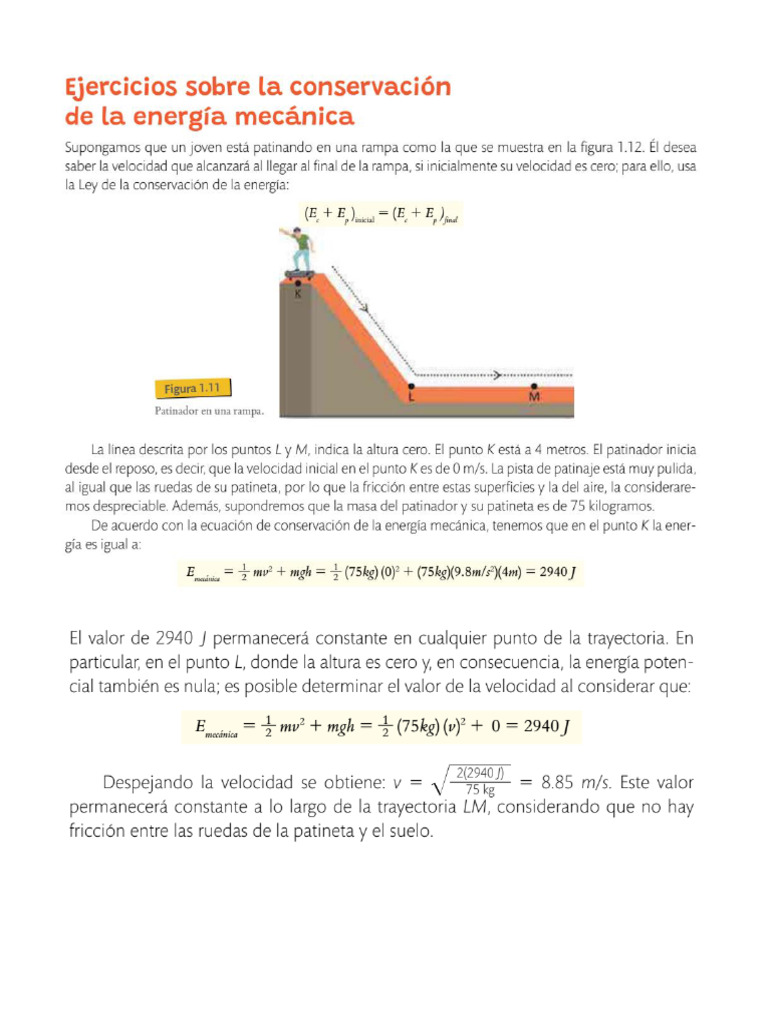 Conservacion de La Energia Mecanica | PDF