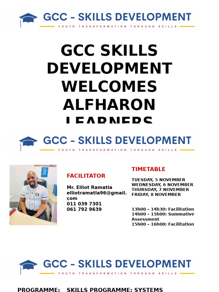 GCC - Presentation - Us 10135 | PDF | Leadership | Goal