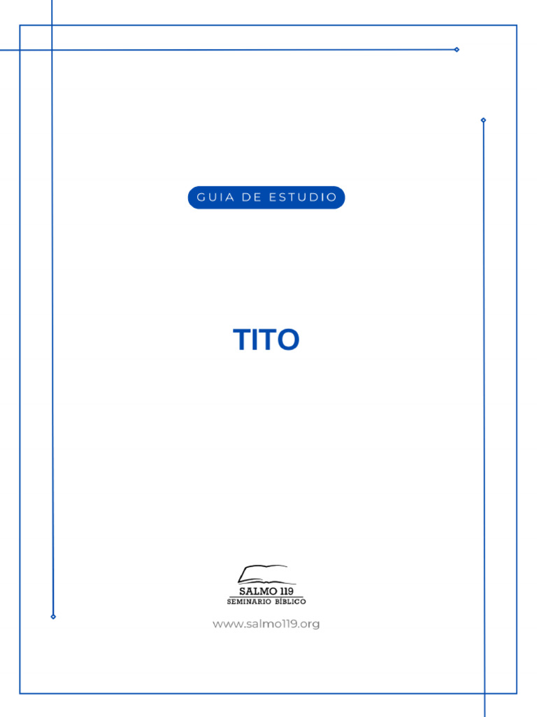"Guía Práctica de la Carta a Tito" | PDF | Pablo el apóstol | Creencia ...