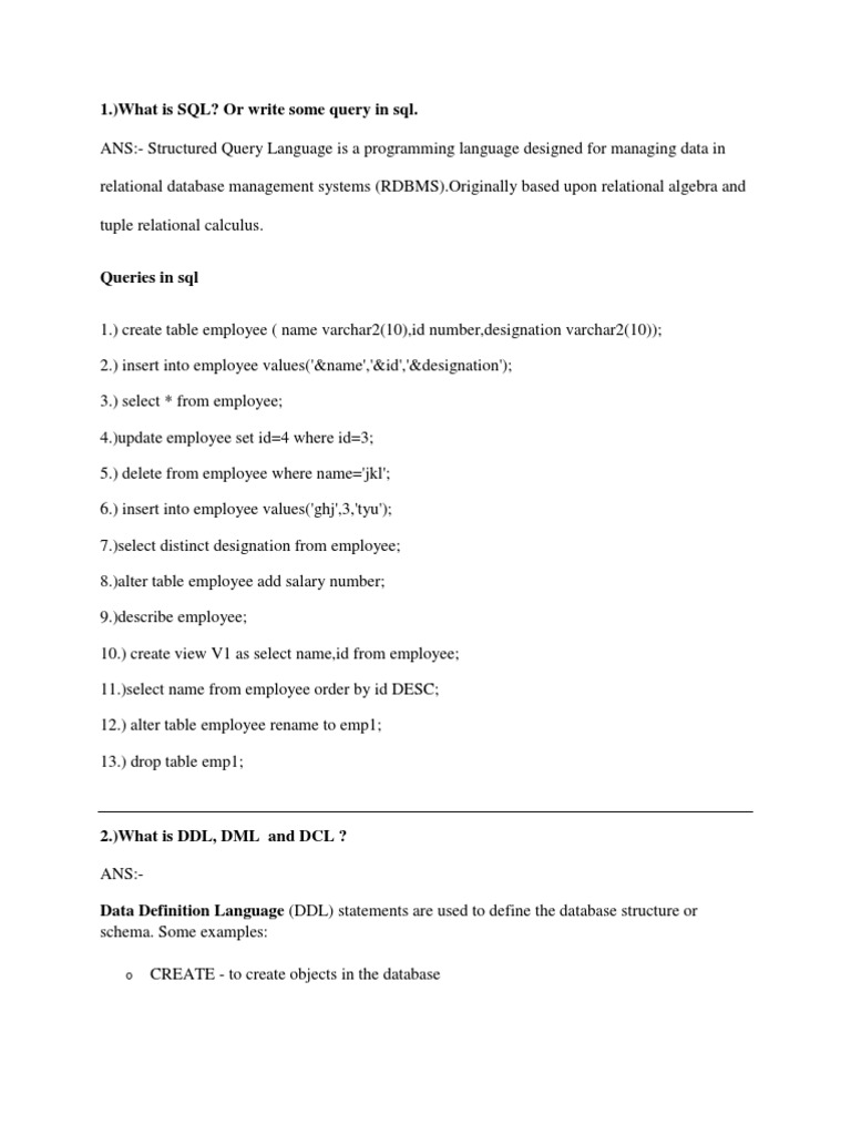 Answers of Adbms | PDF | Databases | Data Warehouse