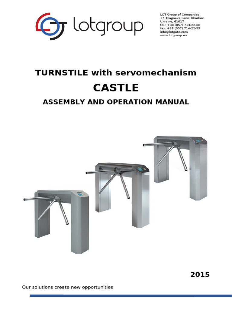 Castle Manual 3 6 22 E Eng | PDF | Relay | Switch