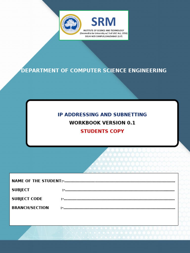 IP Addressing and Subnetting Workbook | PDF | Ip Address | Internet ...