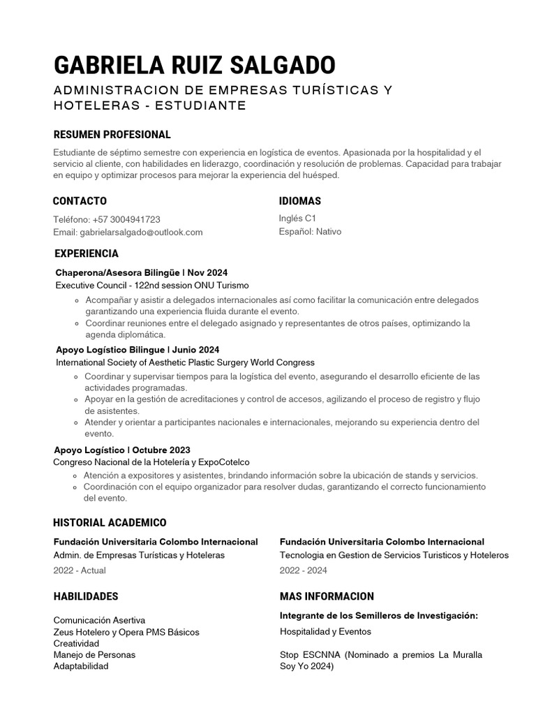 Resumé Gabi | PDF | Logística