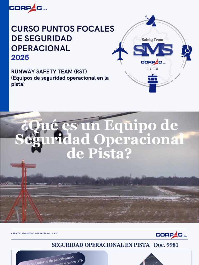 Seguridad Operacional en Pistas 2025 | PDF | Perú