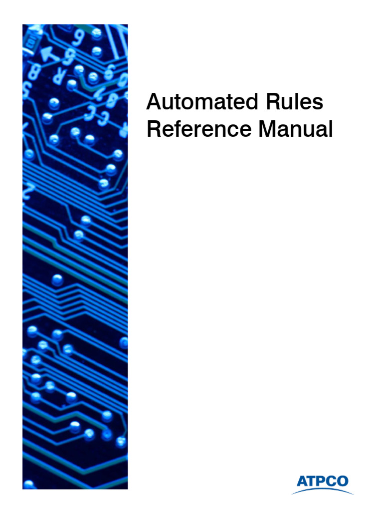Atpco Automate Rules | PDF | Computing