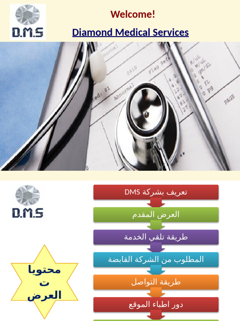 Diamond Medical Services: Welcome! | PDF