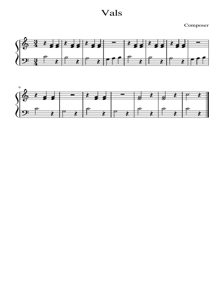 Vals | PDF