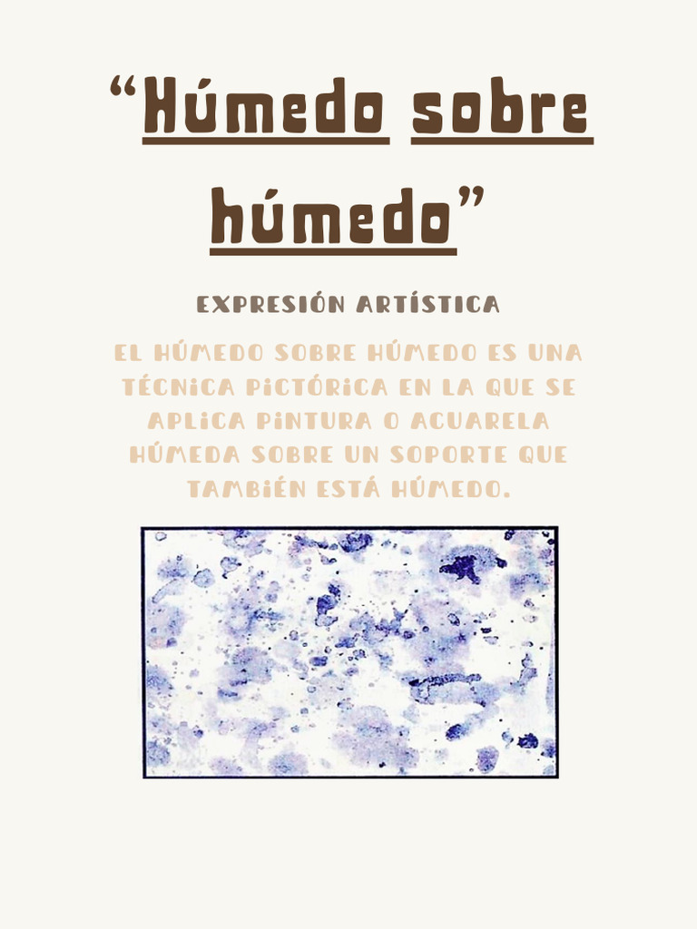 Húmedo Sobre Húmedo | PDF