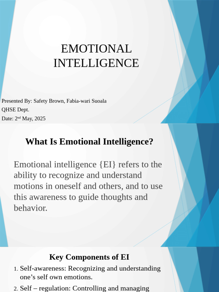 Understanding Emotional Intelligence | PDF