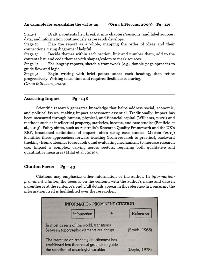 Research Methodology & Research Paper Writing 2 | PDF | Citation ...
