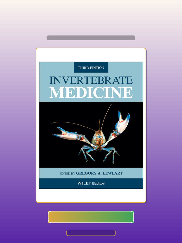 Fast Access Testbank Invertebrate Medicine Third Edition Gregory a ...