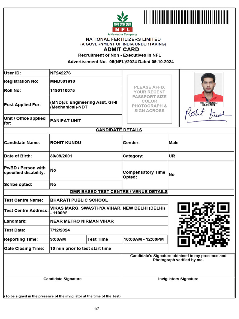(MND) Jr. Engineering Asst. Gr-II | PDF | Applications Of Cryptography ...
