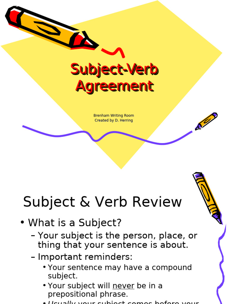 Subject-Verb Agreement Explained | PDF | Verb | Subject (Grammar)