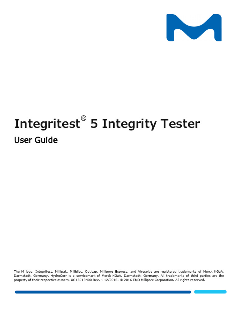 Integritest® 5 Integrity Tester Guide | PDF | Icon (Computing ...