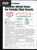 Wetted Area Calculation For Vessels | PDF | Area | Geometry