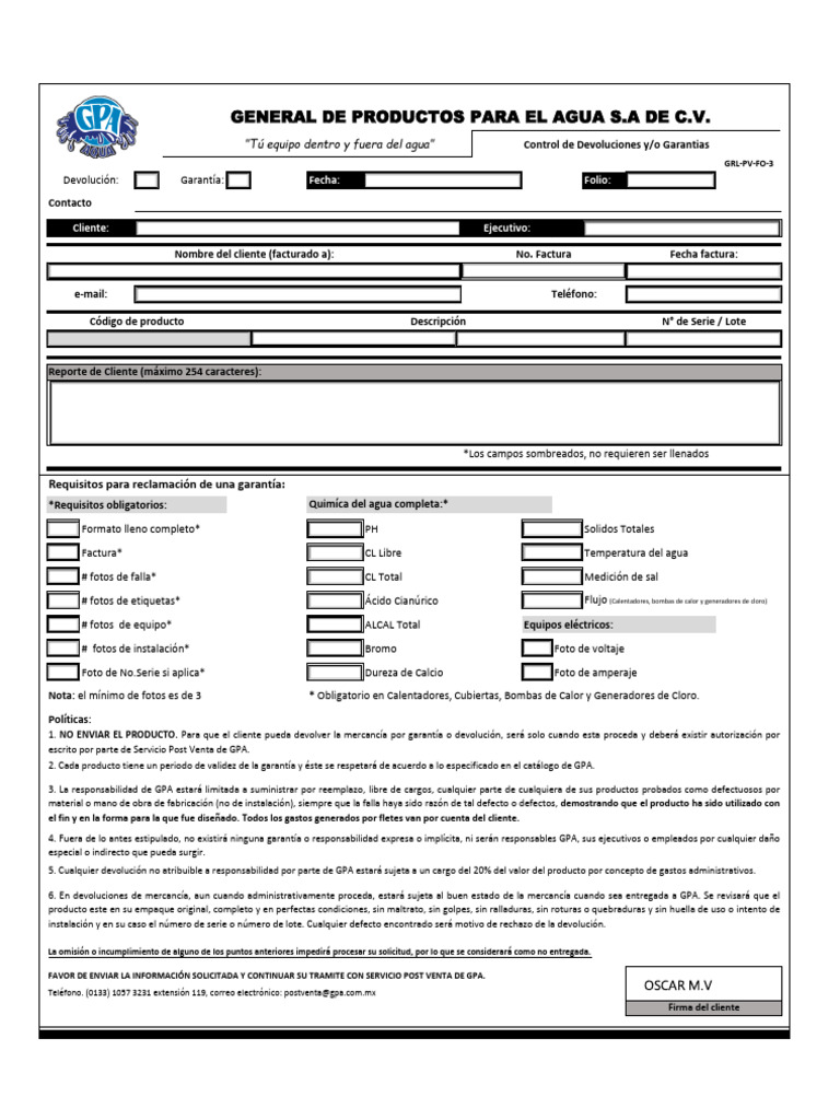 formato_garantias_y_devoluciones_(3)[1] (1) | PDF