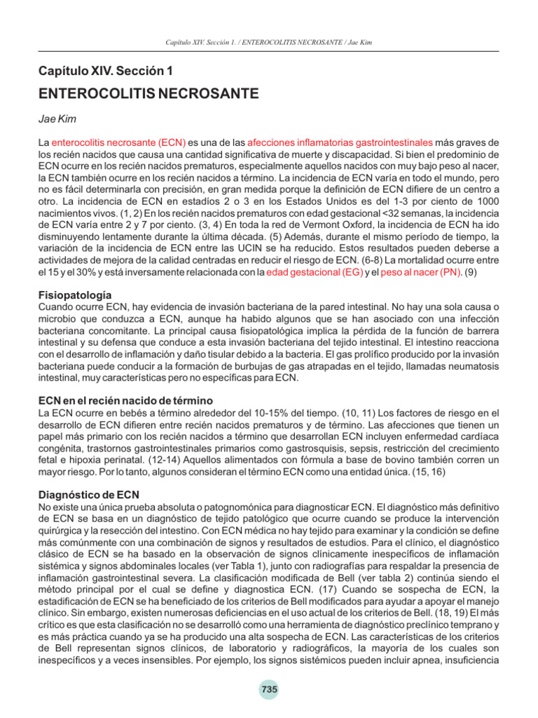 Enterocolitis Necrosante en Recién Nacidos | PDF | Parto prematuro ...