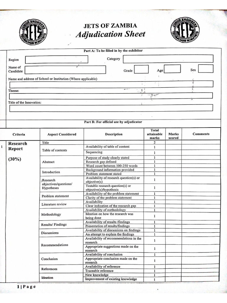 Latest Adjudicatíon Sheet | PDF