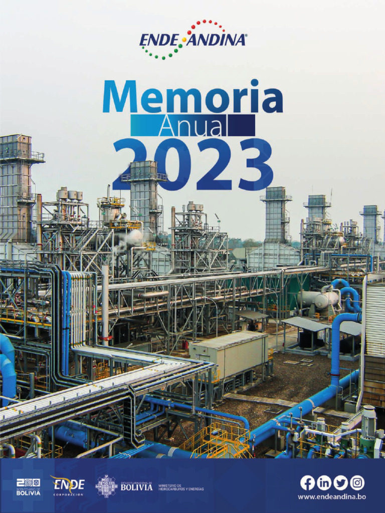 Memoria Anual ENDE Andina 2023 | PDF | Business | Bolivia