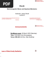 Quantum Mechanics Notes for 1st Year | PDF | Technology & Engineering