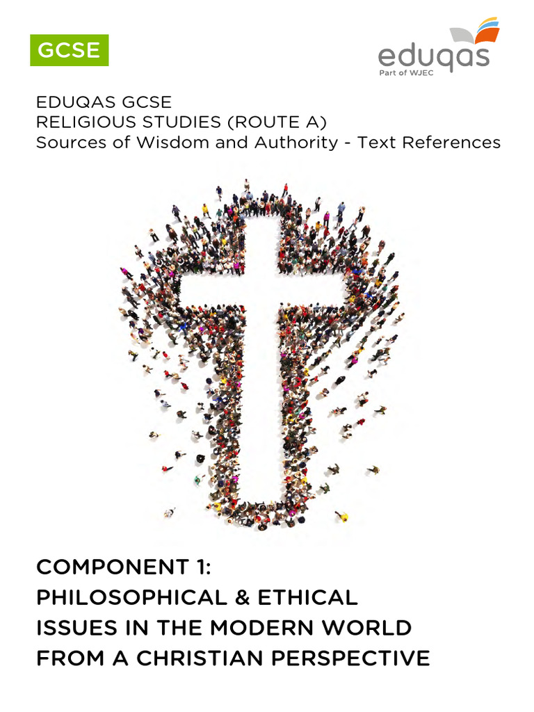 Component 1 Philosophical & Ethical Issues in The Modern World From A ...