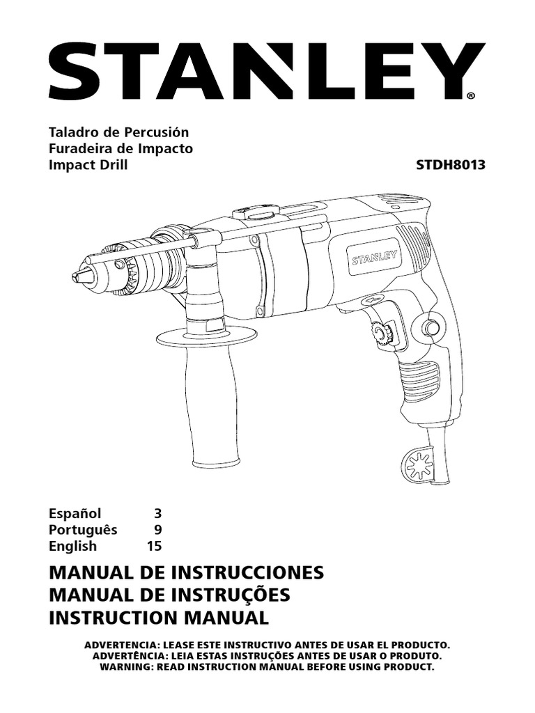 N412472_STDH8013 | PDF | Perforar | Herramientas