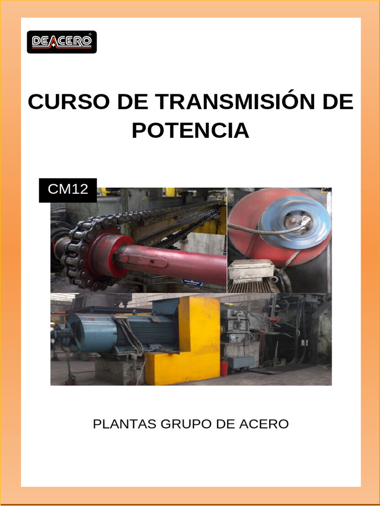 Cm12 Manual Oficial de Transmisión de Potencia | PDF | Eje | Ingeniería mecánica