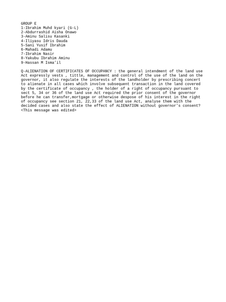 Group e | PDF