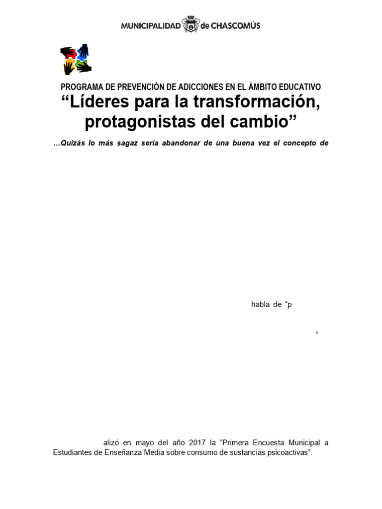 Lid Eres | PDF | La dependencia de sustancias | Drogas