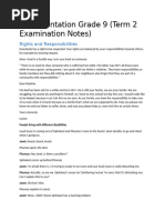 Life Orientation Grade 9 Term 2 Notes | PDF | Affirmative Action ...
