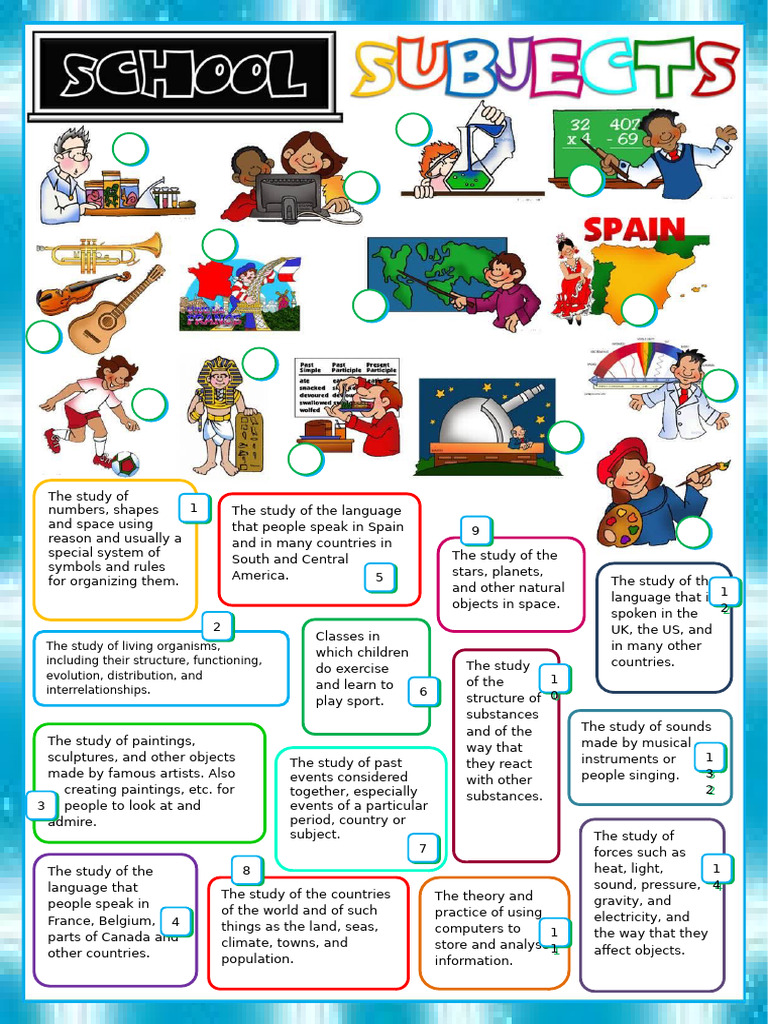 Overview of School Subjects | PDF