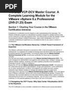 VMW VCTA DCV Certification Preparation Guide | PDF | Certification ...