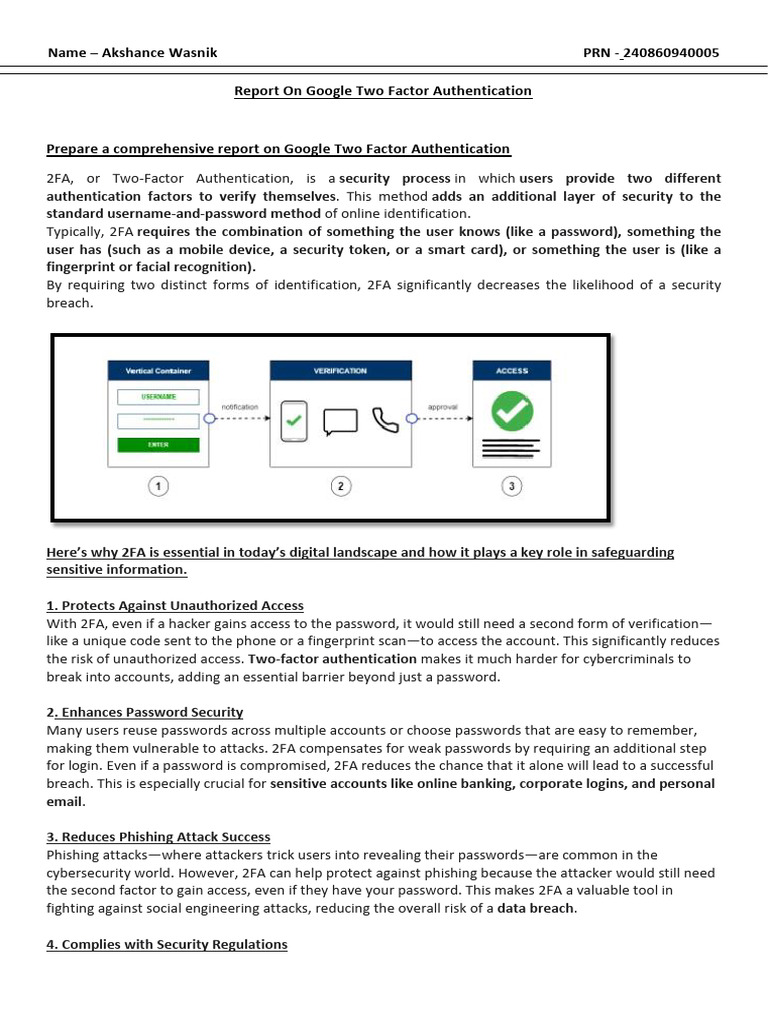 Akshance 2FA Authentication | PDF | Security | Computer Security
