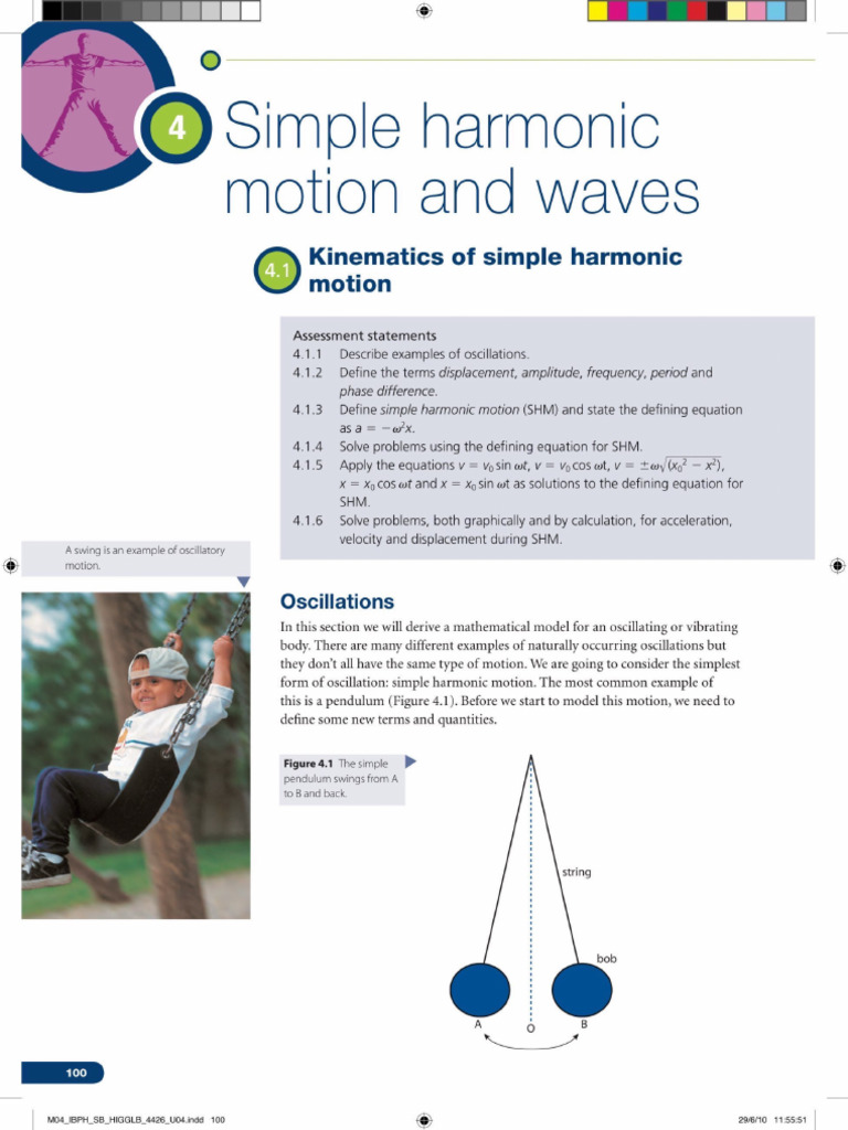 Simple Harmonic Motion Pearson | PDF
