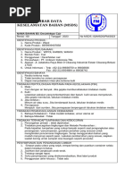 MSDS Wipol Indo | PDF