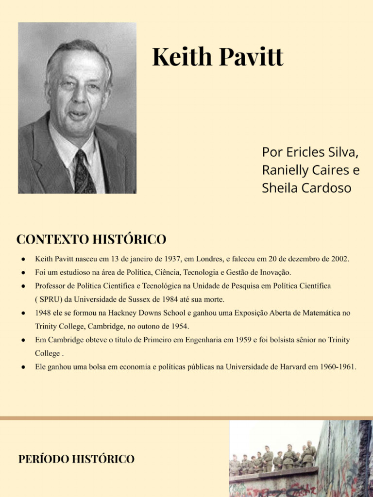 Slide Keith Pavitt | PDF