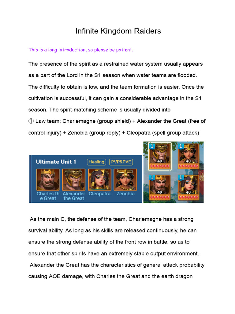 Infinity Empires Raiders | PDF | Smelting