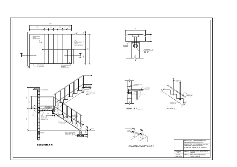 Detalles de Gradas | PDF