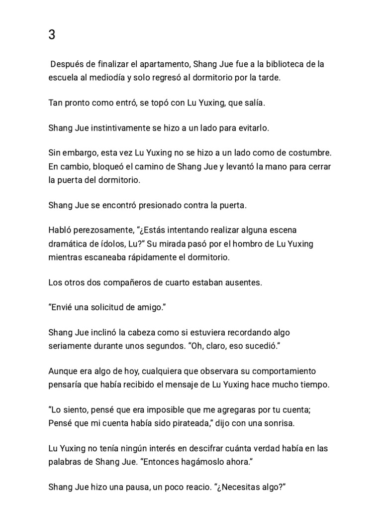 Encuentro Tenso entre Shang Jue y Lu Yuxing | PDF