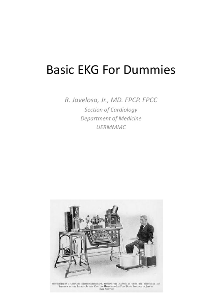 Basic EKG For Dummies | PDF | Electrocardiography | Heart Valve