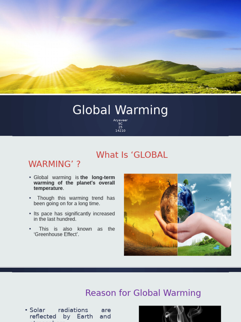 Understanding Global Warming Effects | PDF